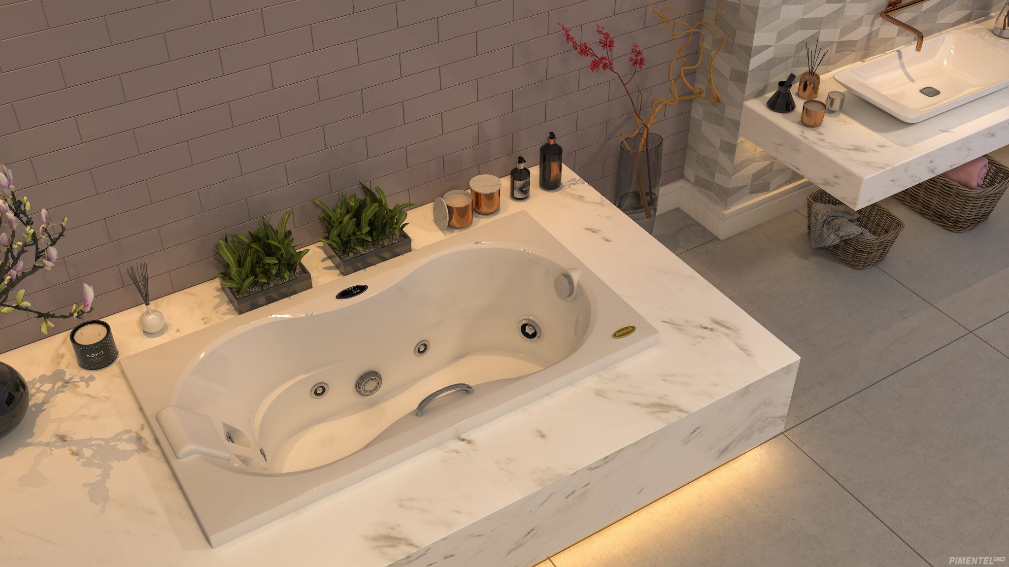 Bañera con Hidromasajes Jacuzzi® Espree